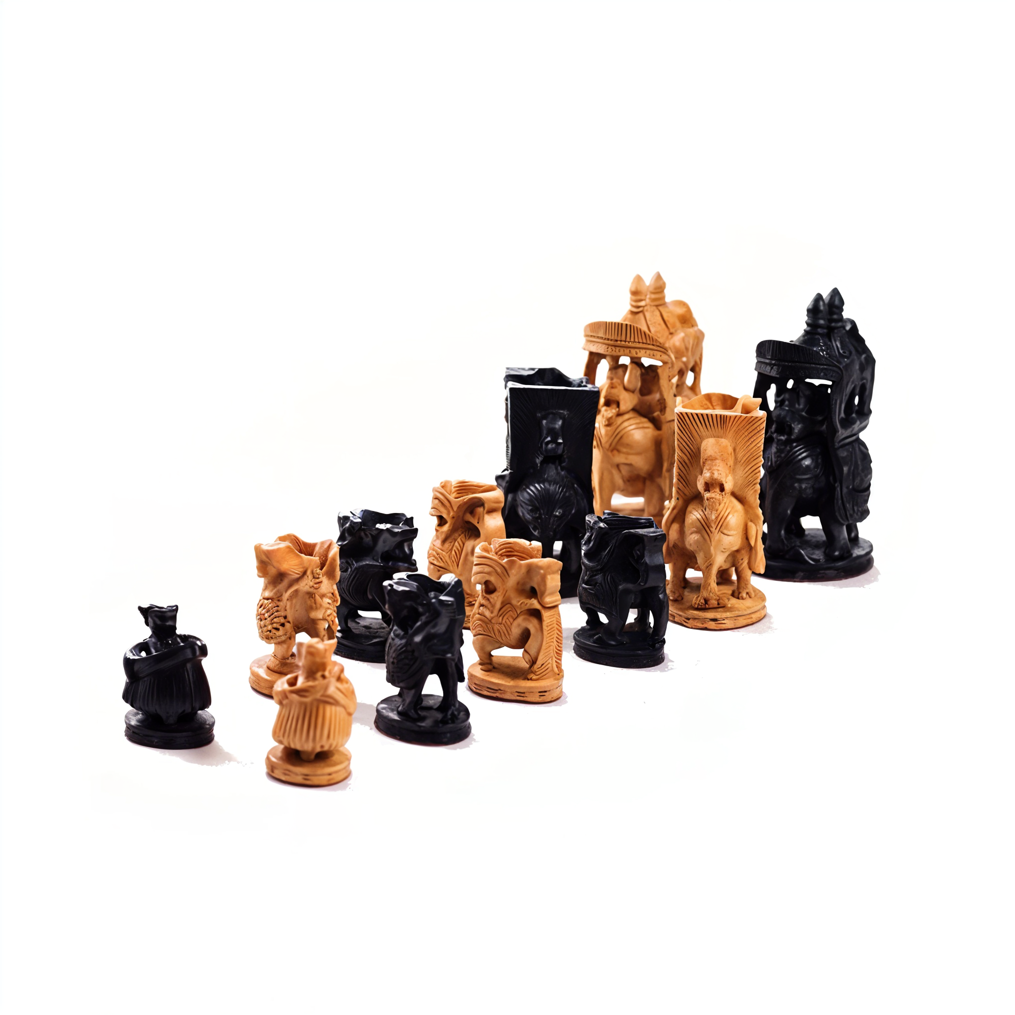 The Maharaja Chess pieces