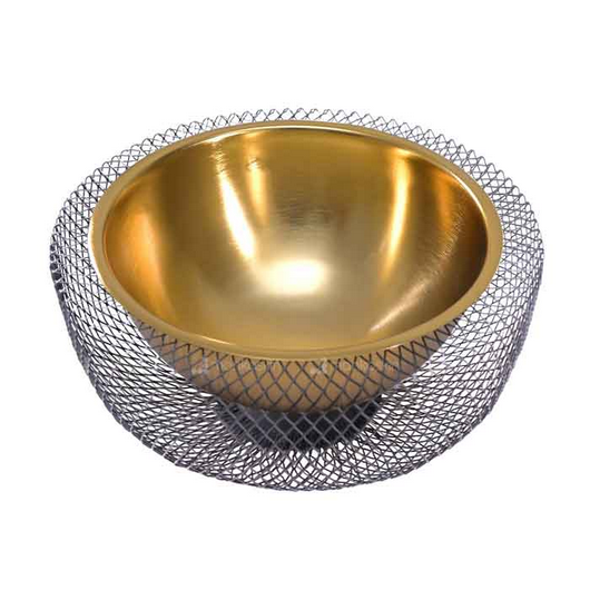 Wire Mesh Bowl - Black