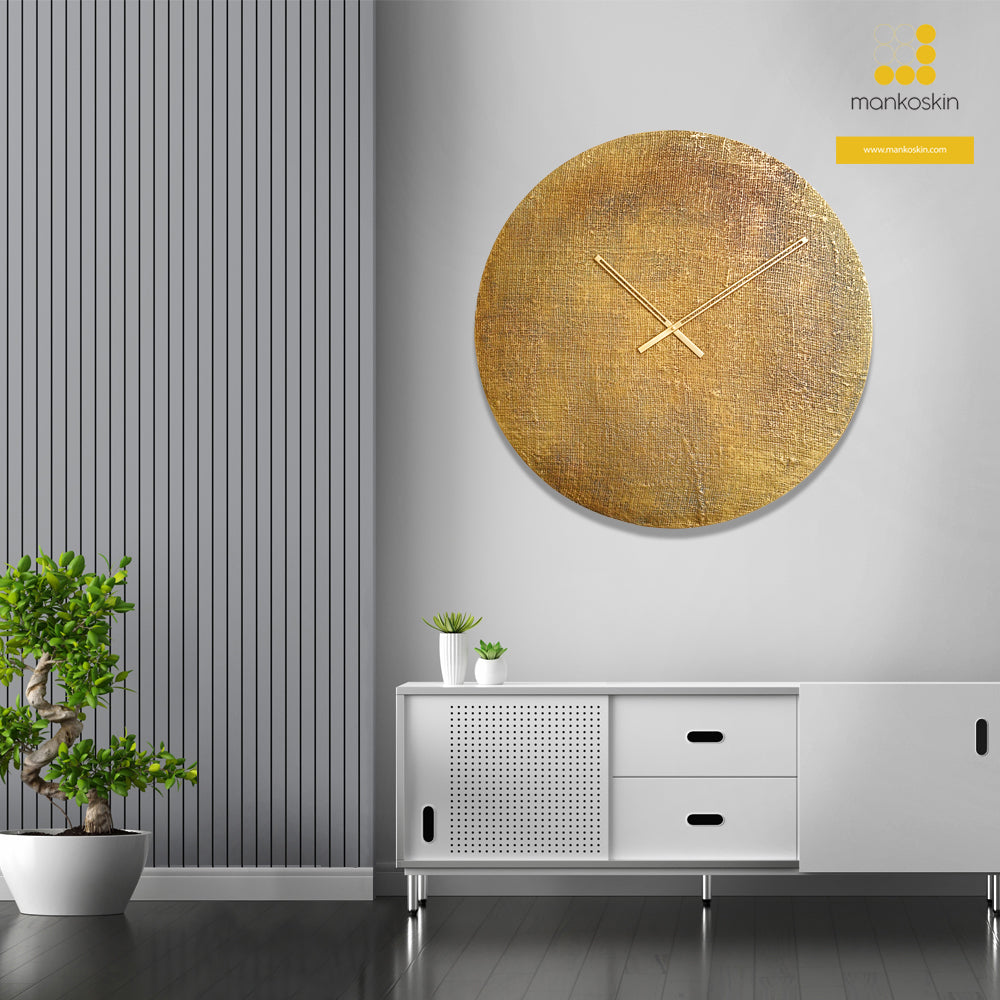Primo Wall Clock - Antique Brass