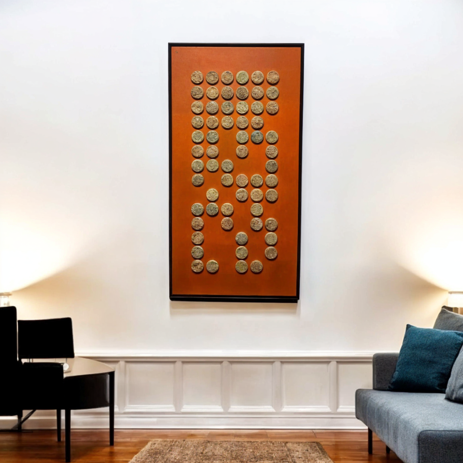 Coins of Heritage wall decor